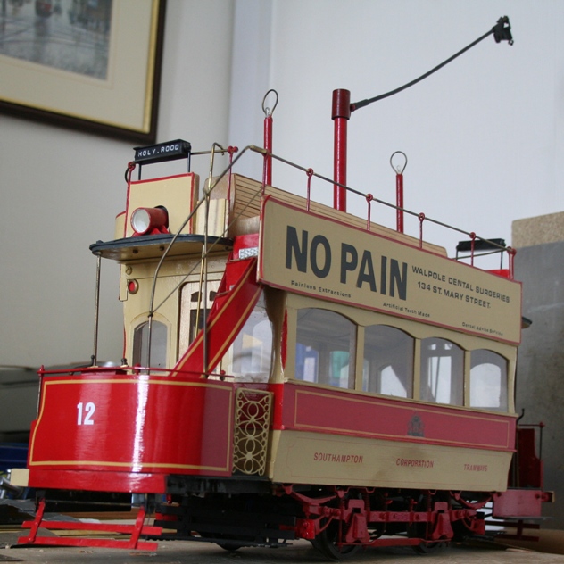 Large Scale Model Trams